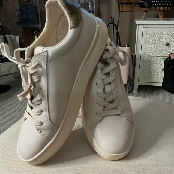 Coach | Shoes | Coach Ivory Leather Tennis Shoes Likely From Their C1 ...